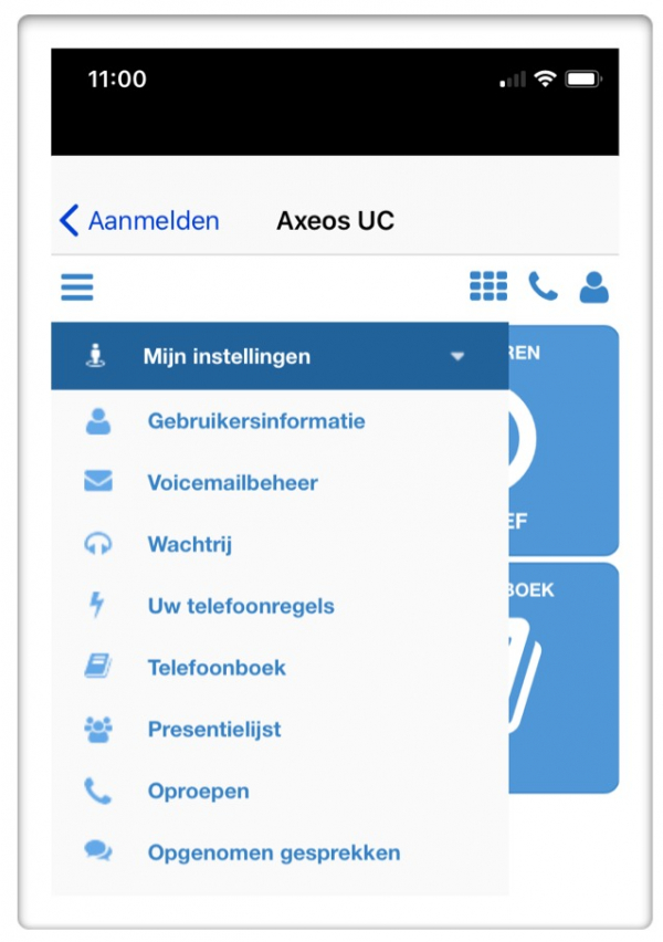 Axeos UC app - Axeos